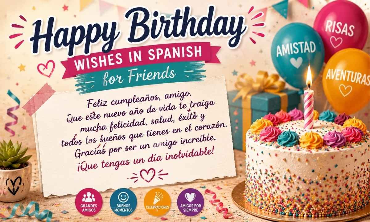 130+ Best Birthday Wishes in Spanish With Translation